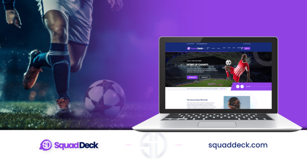 SquadDeck - Your Sports Club Management Software